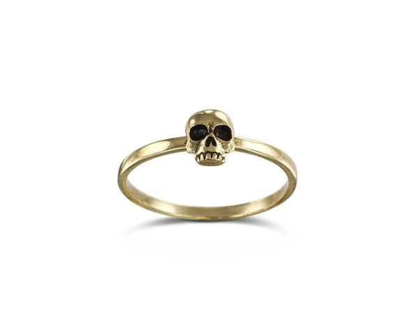 Skull Stacking Ring in Silver by Lost Apostle