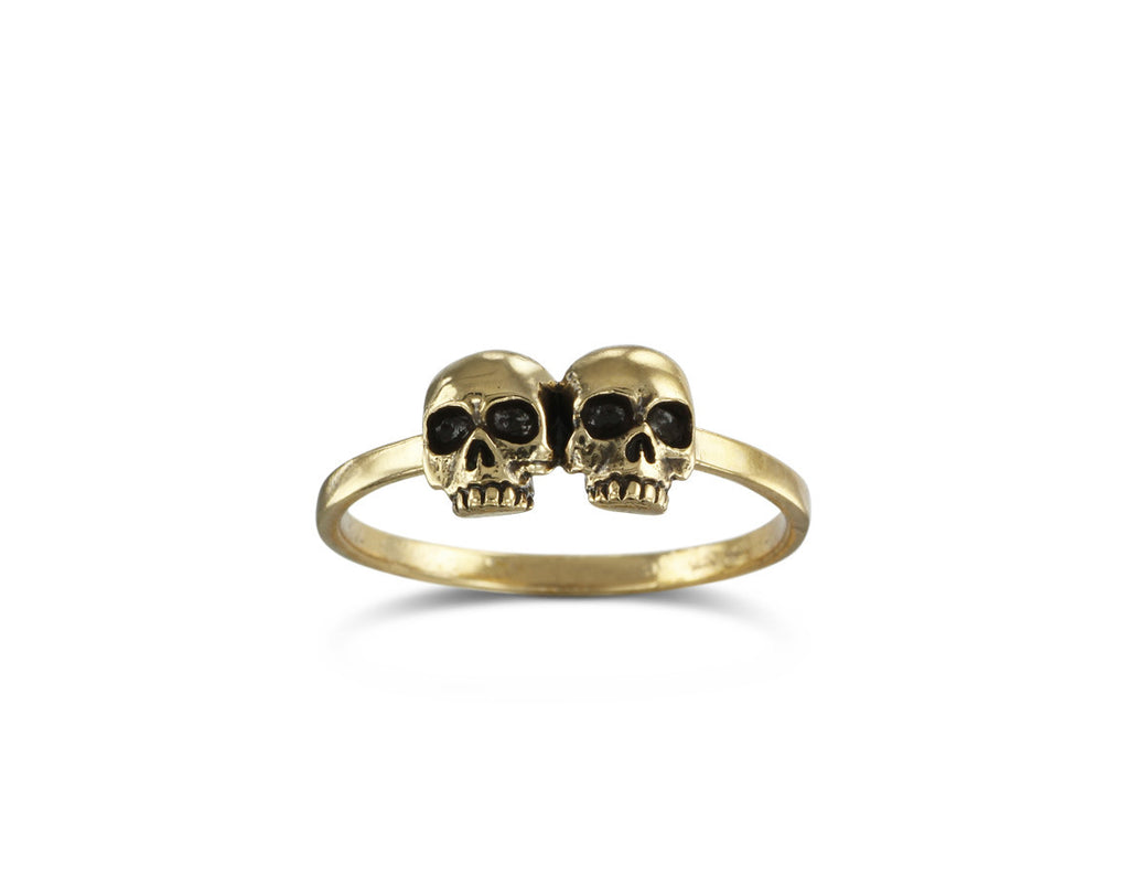 Skull Stacking Ring in Silver by Lost Apostle