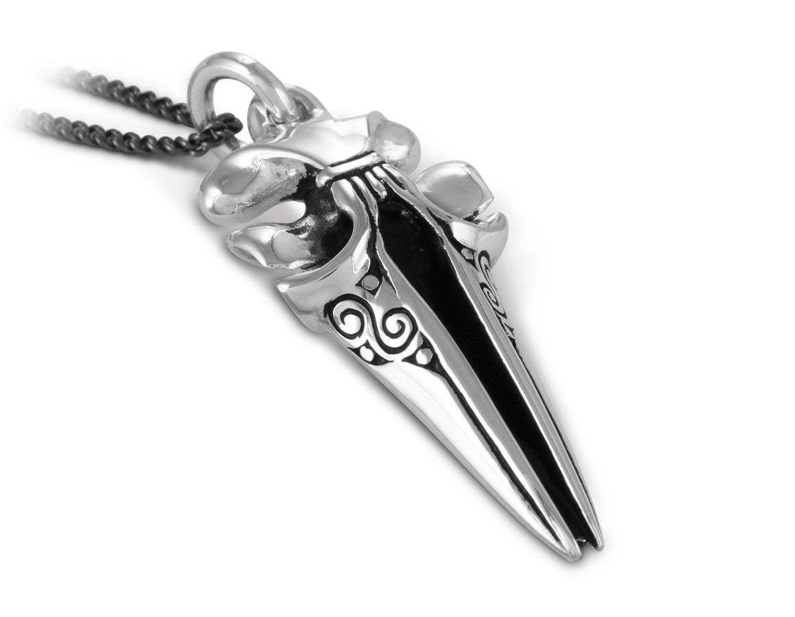 Whale Skull Necklace in Silver by Lost Apostle